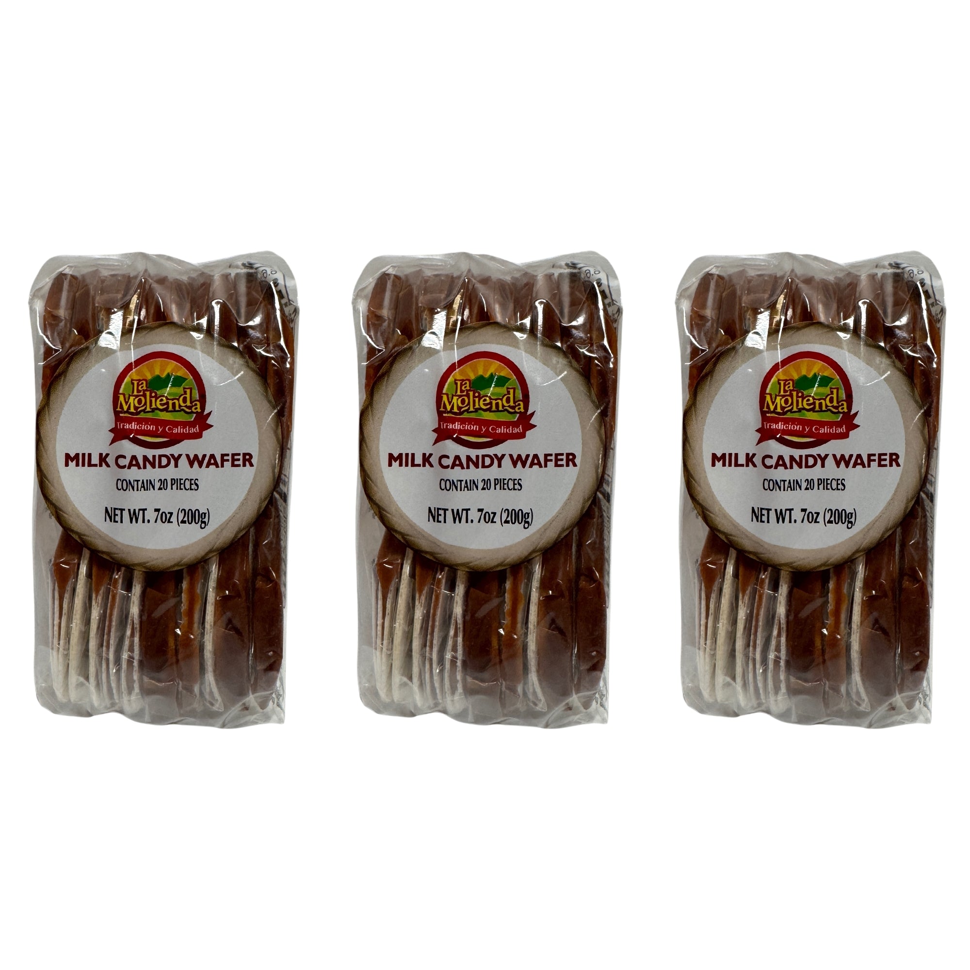 La Molienda - Mini Milk Chocolate Candy Wafer Obleas - 3 Pack – Tradiciones Imports